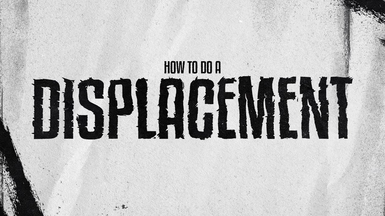 The EASIEST WAY to do a Text Displacement in PHOTOSHOP! - YouTube