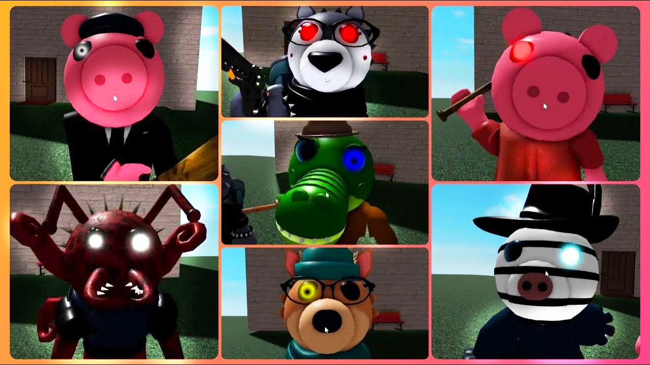 Piggy: Custom Skin Remodels By @LogIsADev All Jumpscares. - YouTube