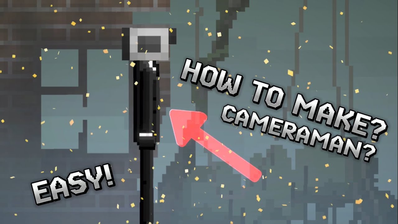 How To Make Cameraman in Melon Playground - YouTube
