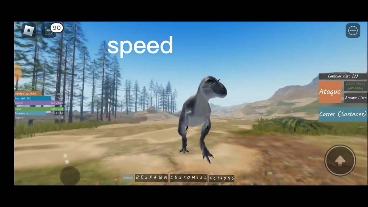 new animations OF lytronax in dinosaur WORLD Mobile roblox - YouTube