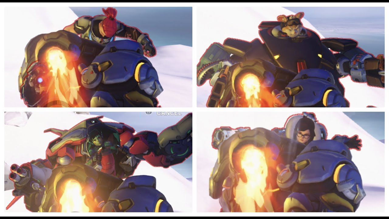 Overwatch 2: Reinhart CHARGE Tackle on Everyone - YouTube