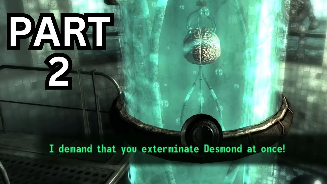 A battle between a ghoul and a brain | Fallout 3: Point Lookout DLC ...