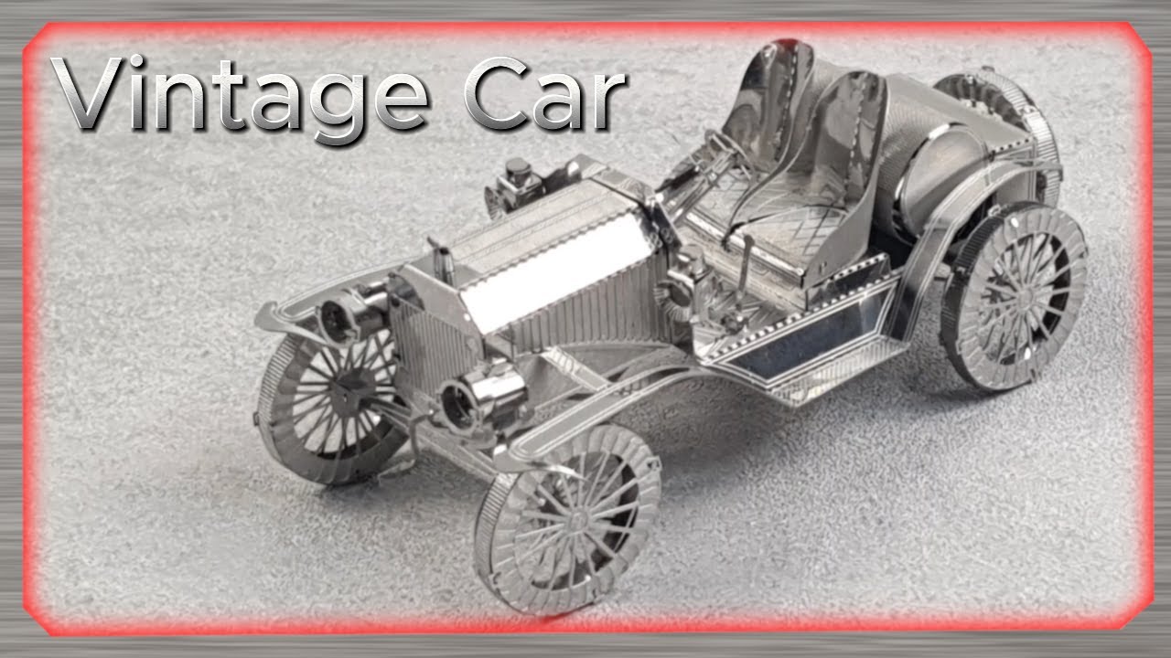 Mini vintage car Made From Metal | STOP MOTION SPEED BUILD - YouTube