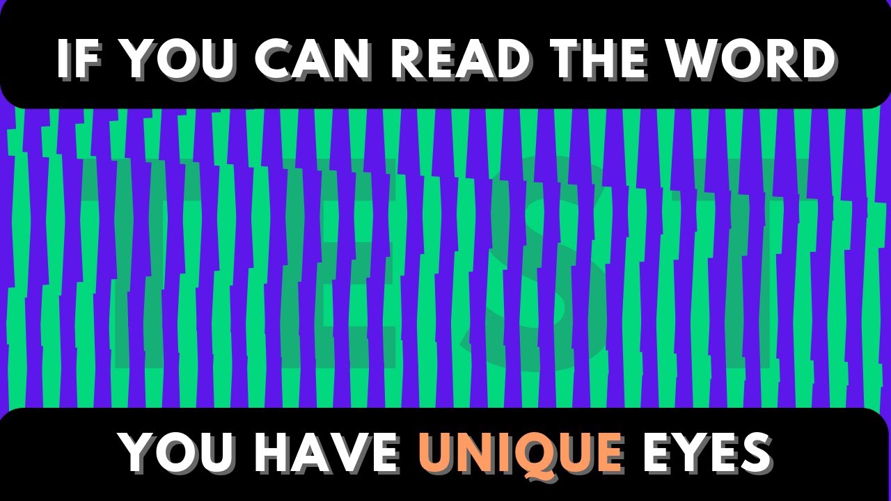 Can you Pass this Eye Test? | Superhuman Eyes | How Good are your Eyes ...