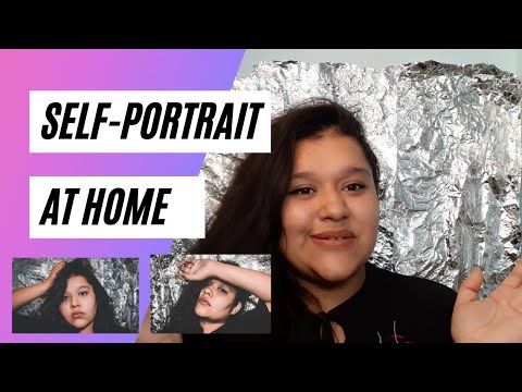 How to do self-portrait at home!!! - YouTube