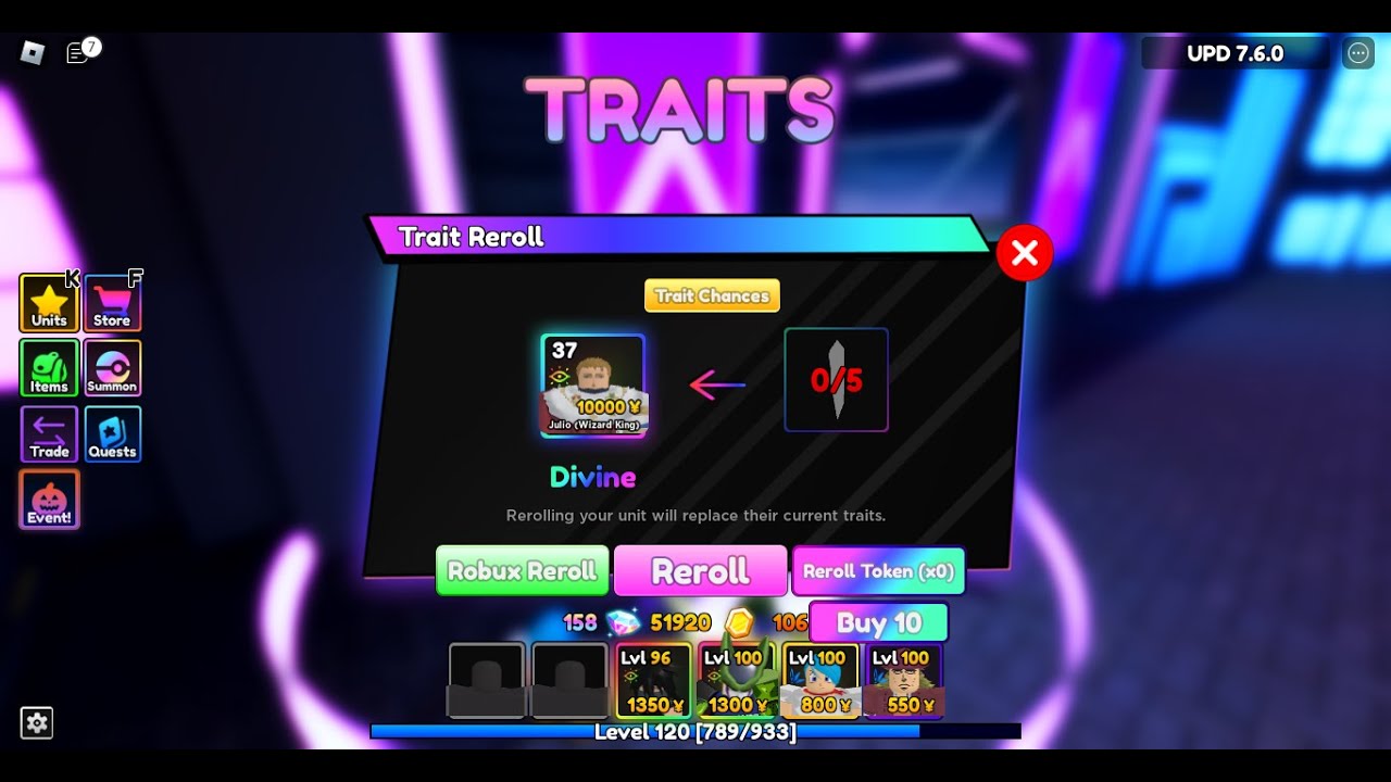 Roblox Anime Adventures 15K ROBUX SPENDING Traits ใช้ 15,000 Robux สุ่ม ...