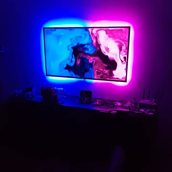 Ambilight arduino v1 - YouTube