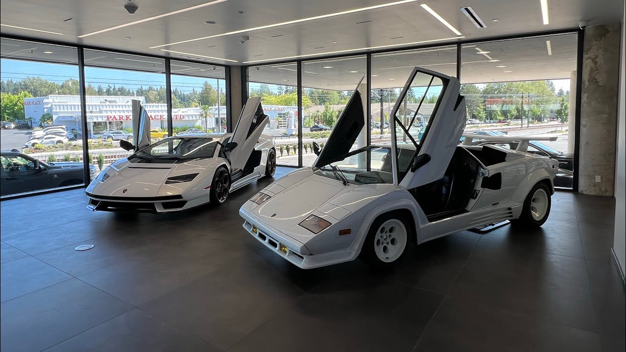 Lamborghini Countach 5000QV and LPi 800-4 at Lamborghini of Seattle ...
