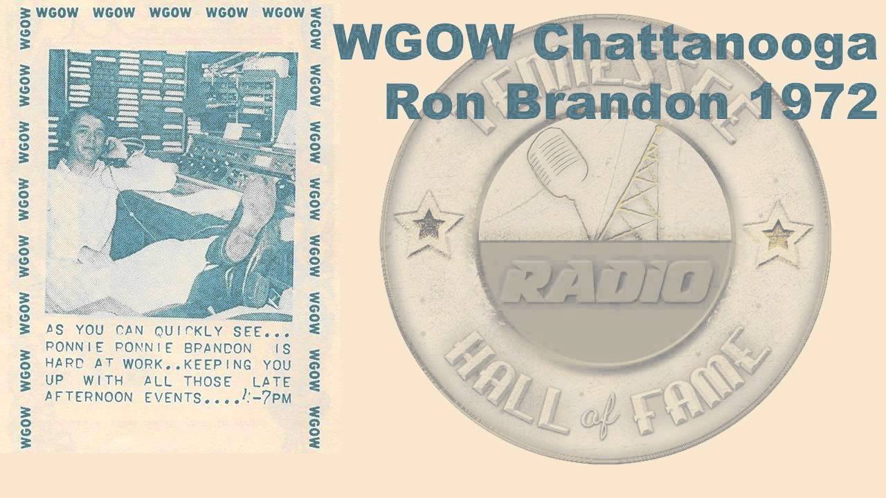 WGOW Chattanooga Ron Brandon 1972 - YouTube