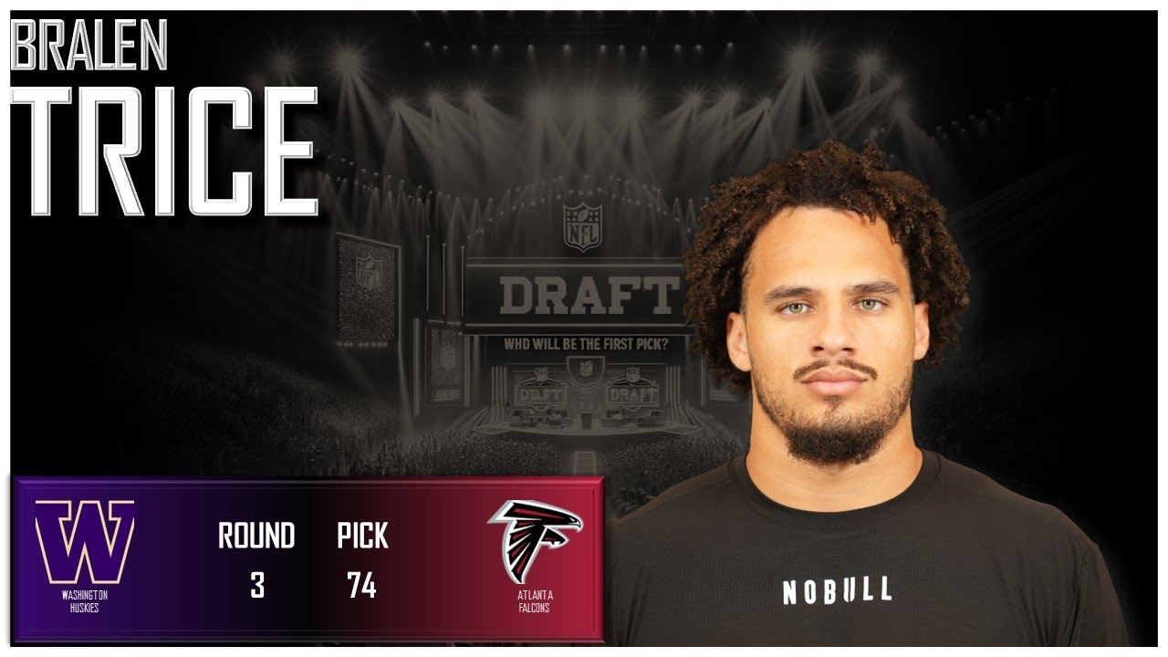 2024 NFL DRAFT: Bralen Trice | Atlanta Falcons - YouTube