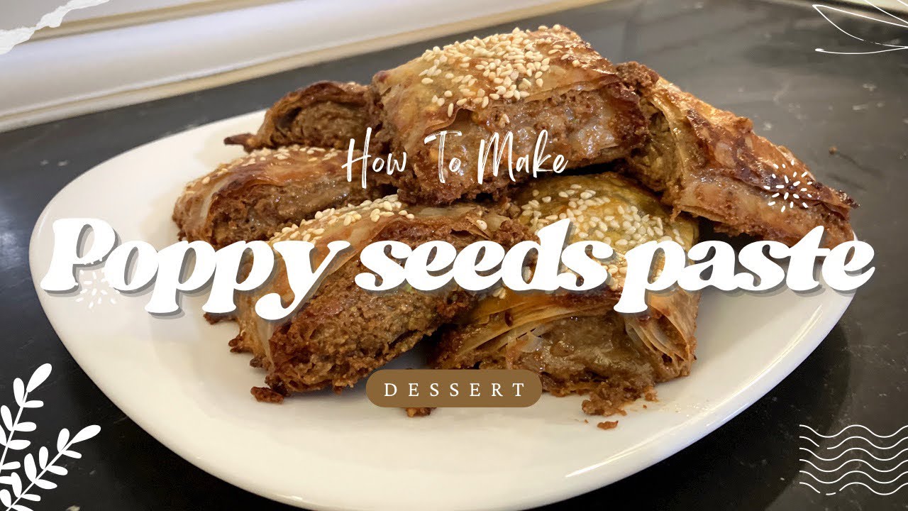 Poppy Seeds Paste Dessert | Healthy and Funny Recipe - YouTube