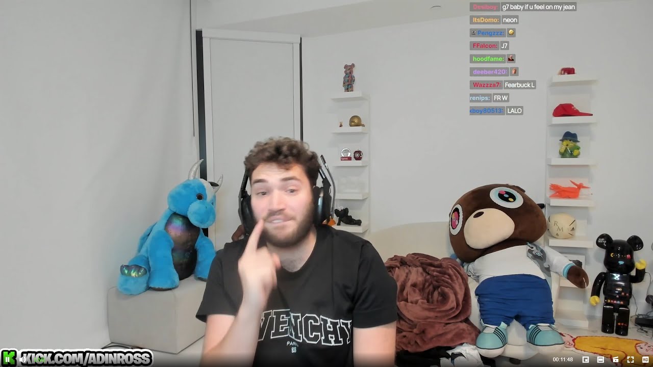 Adin Ross live stream on Kick on Sept 25 2023 - YouTube