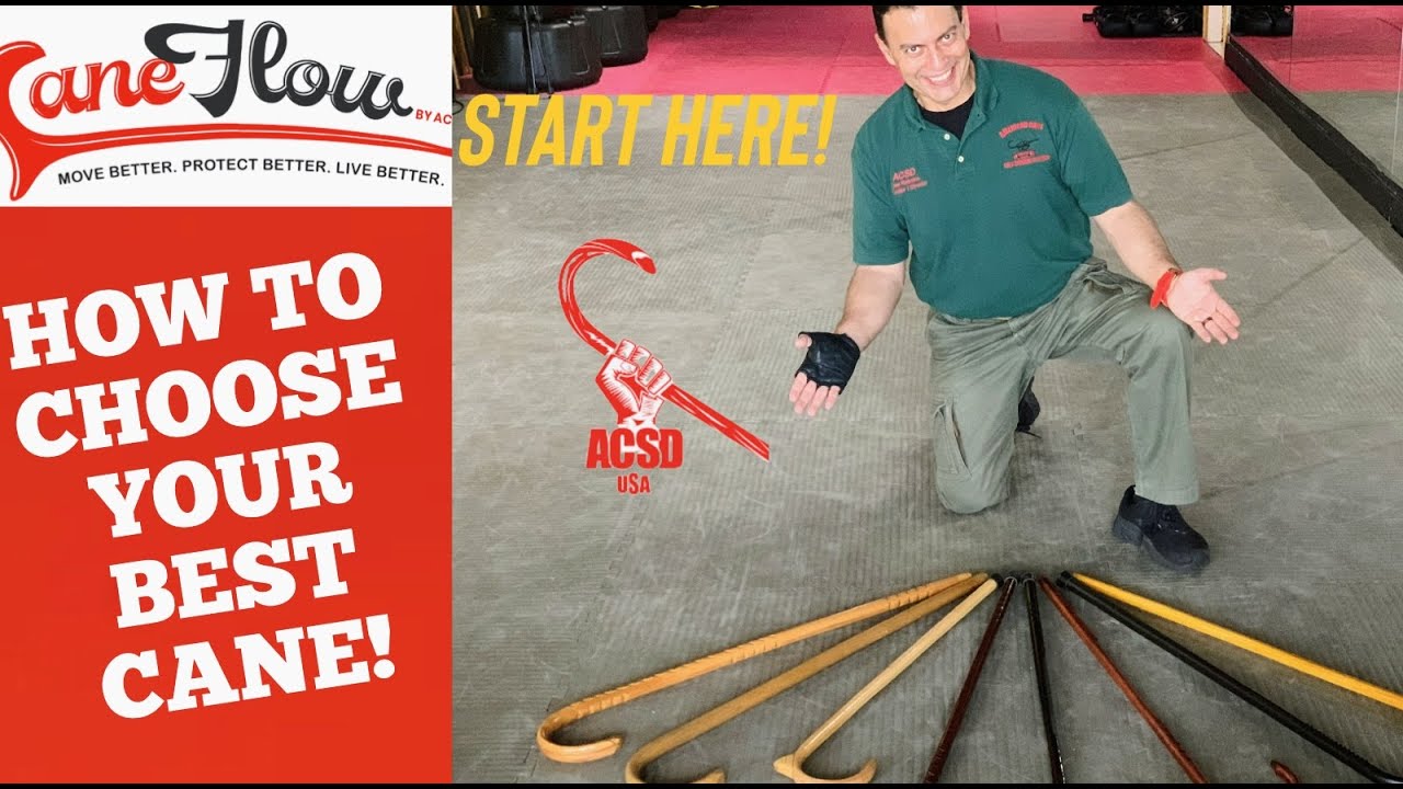 Cane Self Defense: How To Choose Your BEST Cane! - YouTube