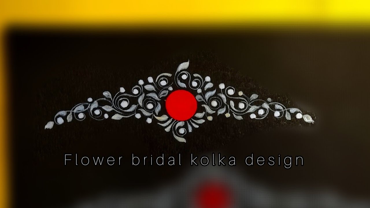 Flower bridal kolka design 🥰🥰//bridalkolkadesign//chandon art by D & M ...