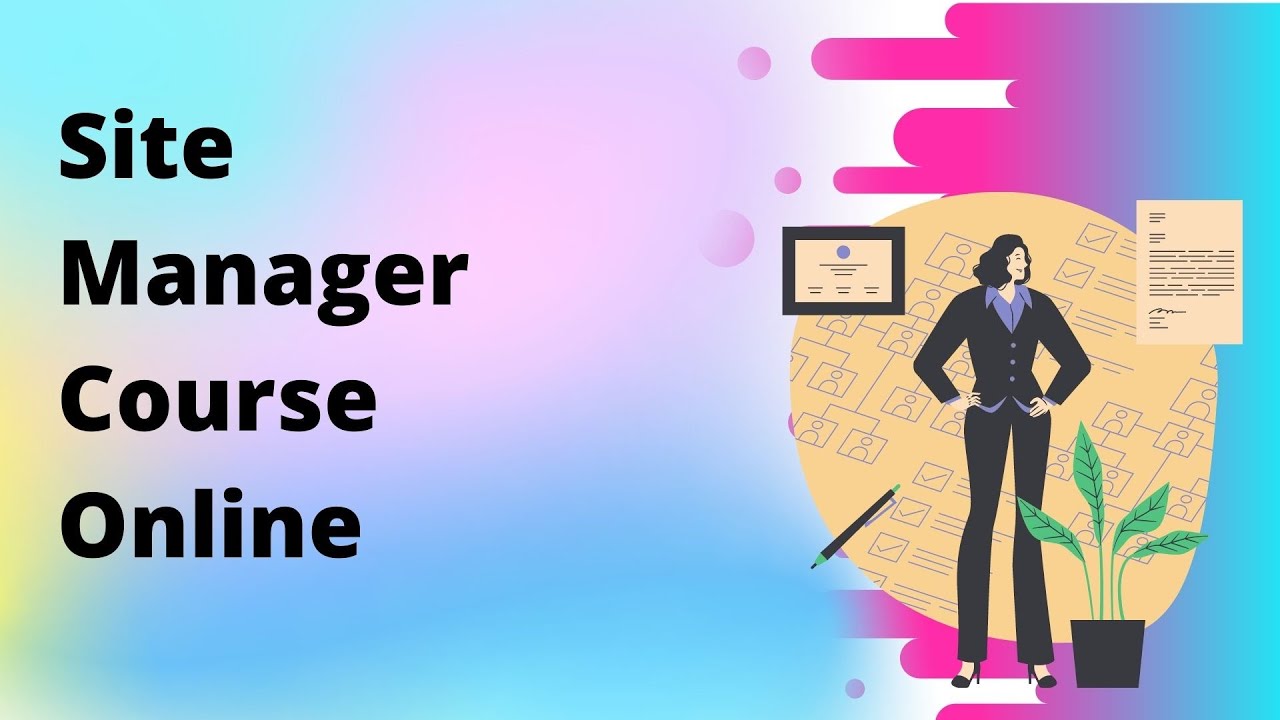 site manager course online - YouTube
