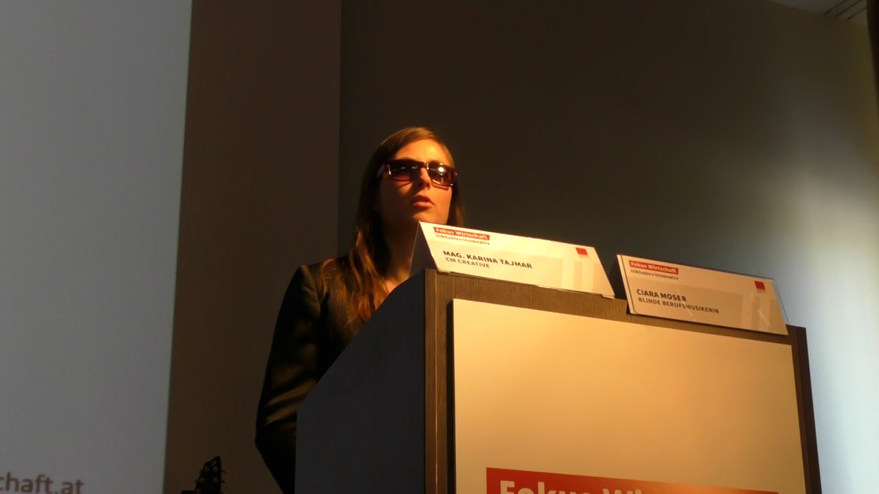 Ciara Moser Key Note Speaker, Fokus Wirtschaft Kongress Part 1 - YouTube