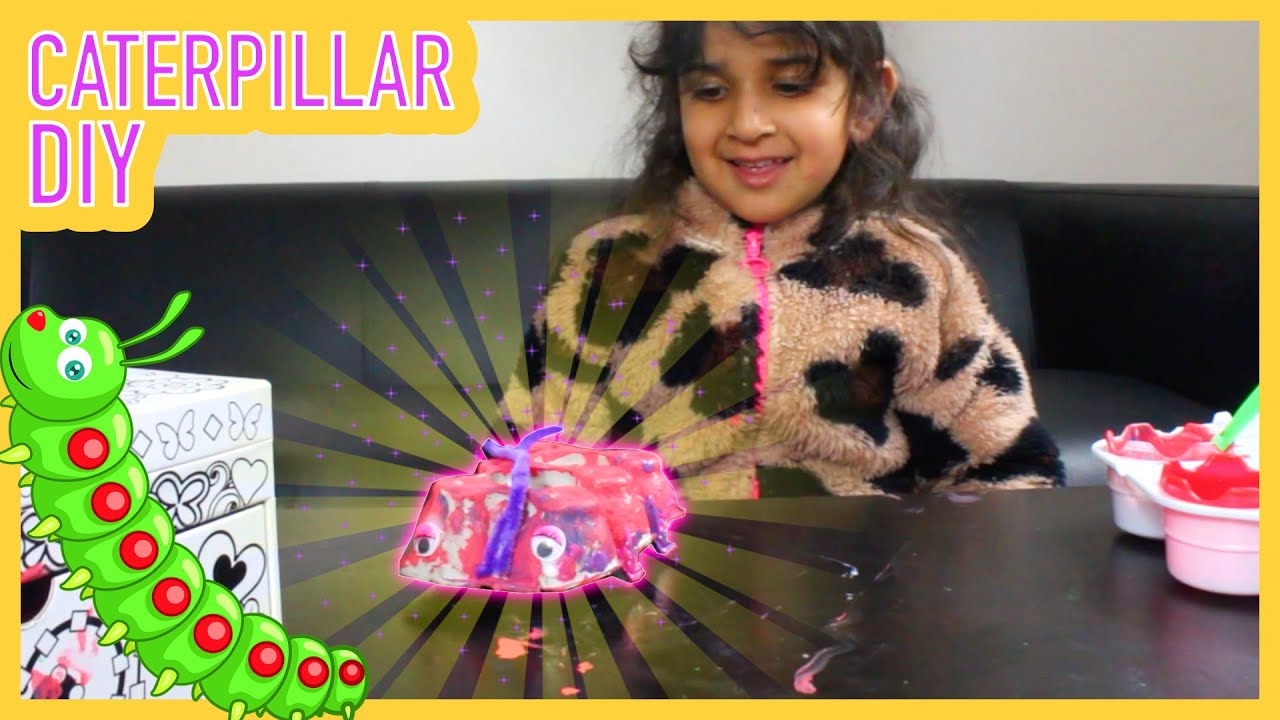 DIY Caterpillar!!! How to make caterpillar |Caterpillar craft - YouTube