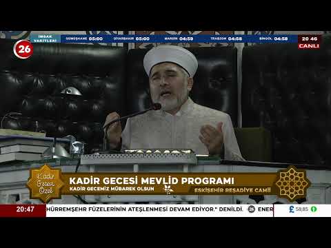 Kadir Gecesi Mevlid Programı