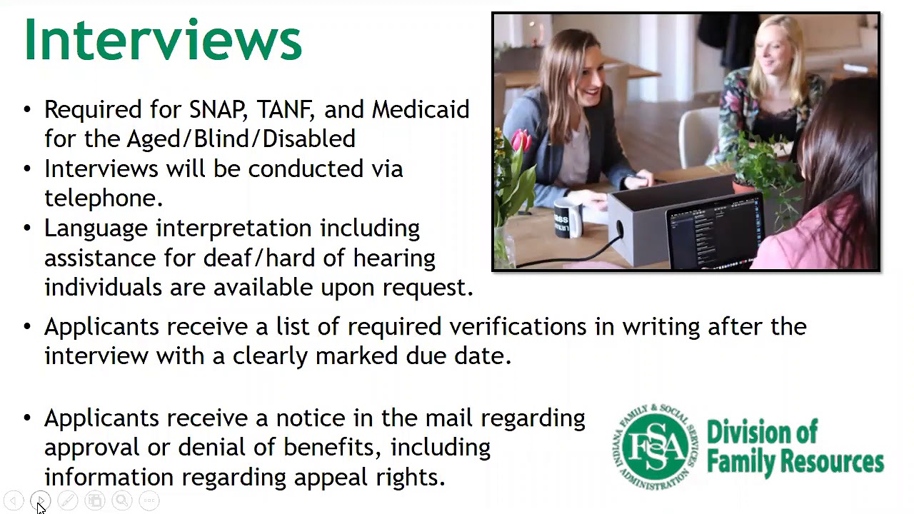 Intro to FSSA DFR's SNAP, TANF, & Health Coverage - YouTube