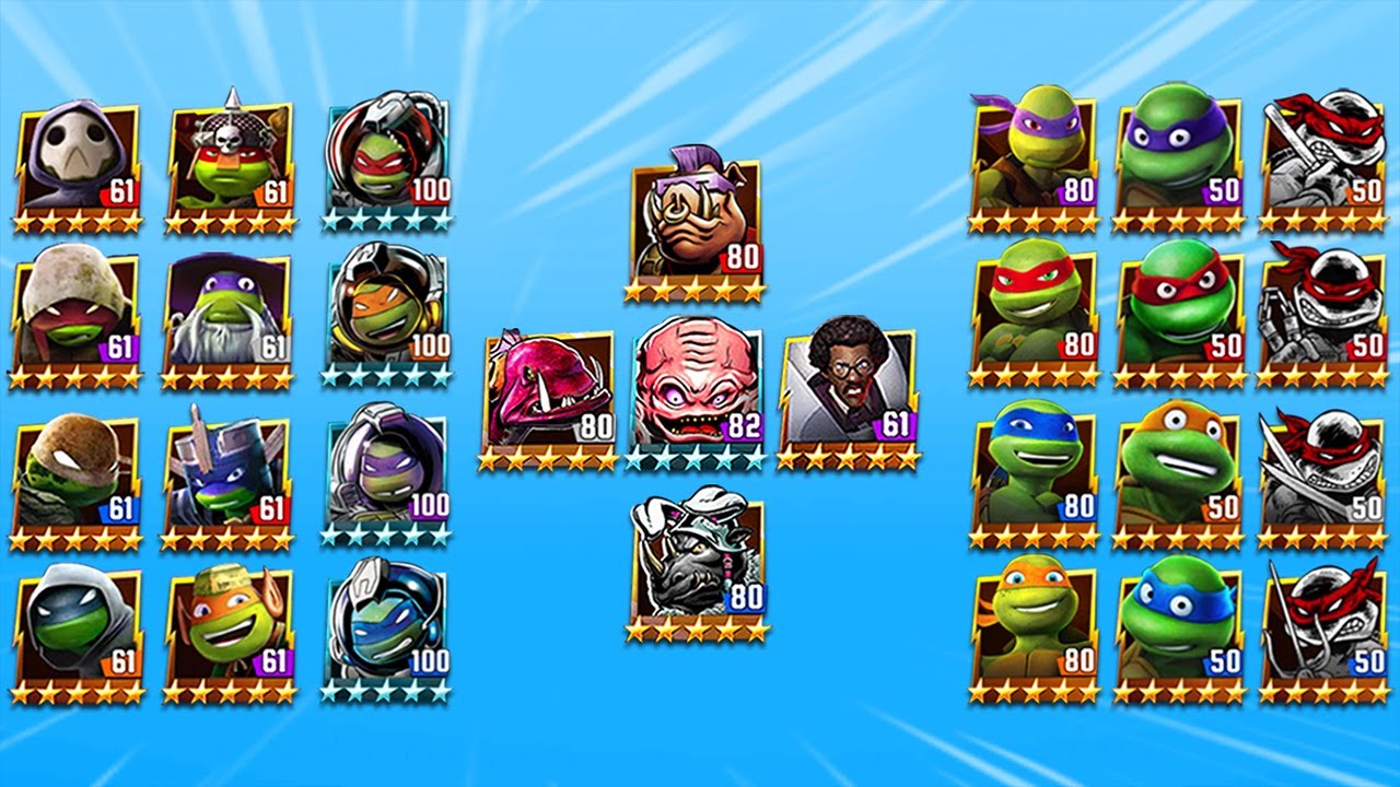 TMNT Legends Krang Classic, Bebop Classic, Fishface, Rocksteady Bunny ...