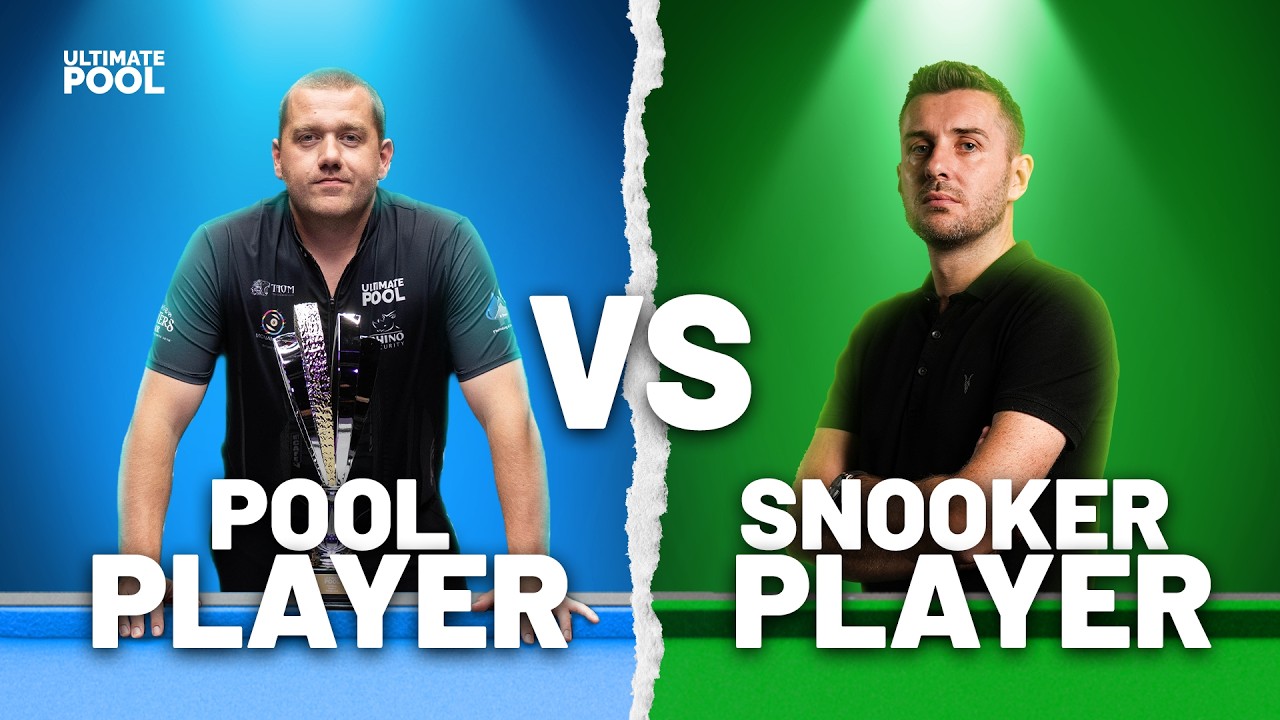 POOL PLAYER VS SNOOKER PLAYER | Tom Cousins vs Mark Selby | Ultimate ...