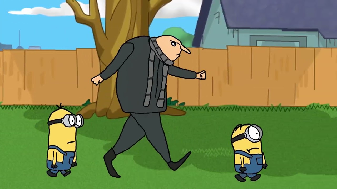 Gru does the Dr. Livesey walk - YouTube