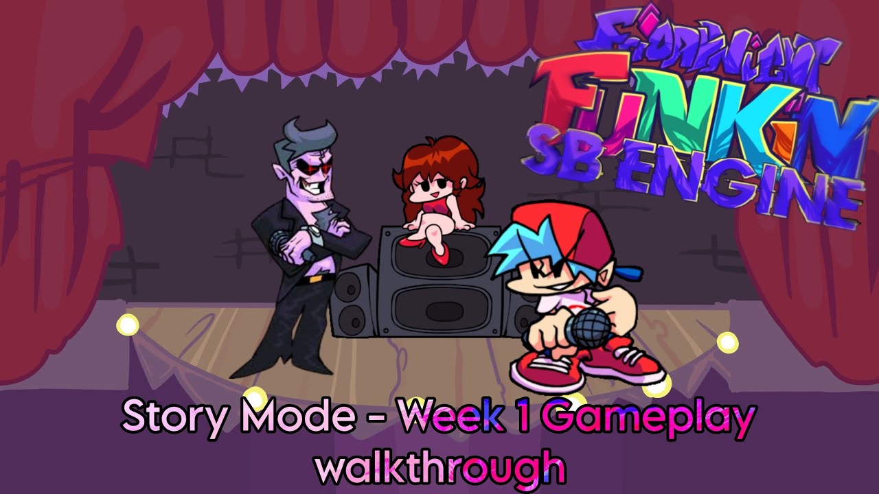 Friday Night Funkin' SB Engine v2.9.0: Story Mode - Week 1 Gameplay walkthrough - YouTube