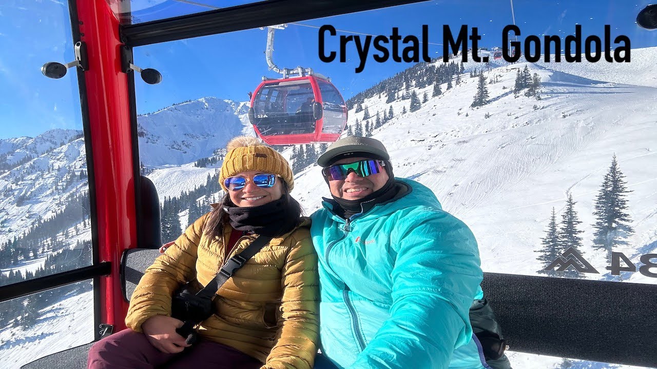 Crystal Mountain Gondola Ride - Vista a Montaña Rainier - YouTube