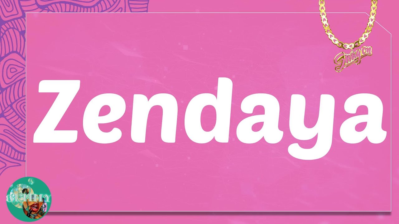 Zendaya (Lyrics) - Cozz - YouTube