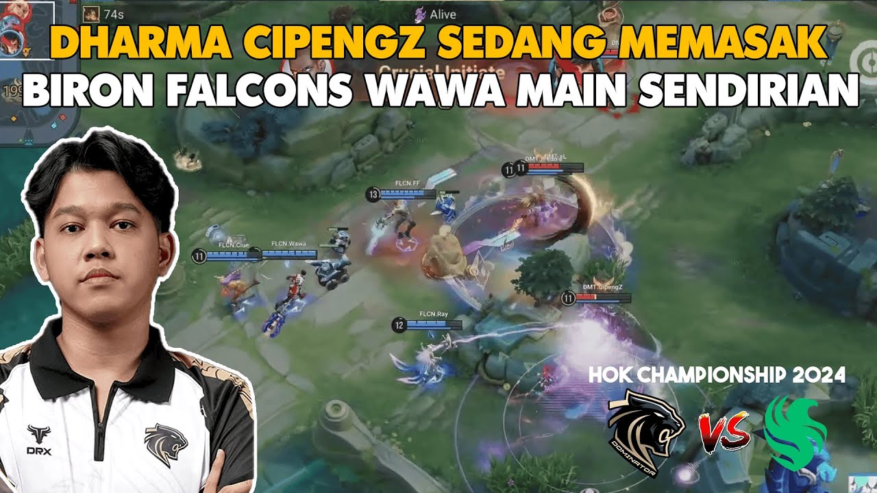 Dharma CipengZ Raja Momen! - Dominator Vs Team Falcons - Honor of Kings ...