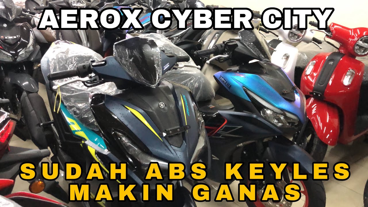 AEROX CYBER CITY MATTE BLUE YELLOW NEW ABS ‼️ - YouTube