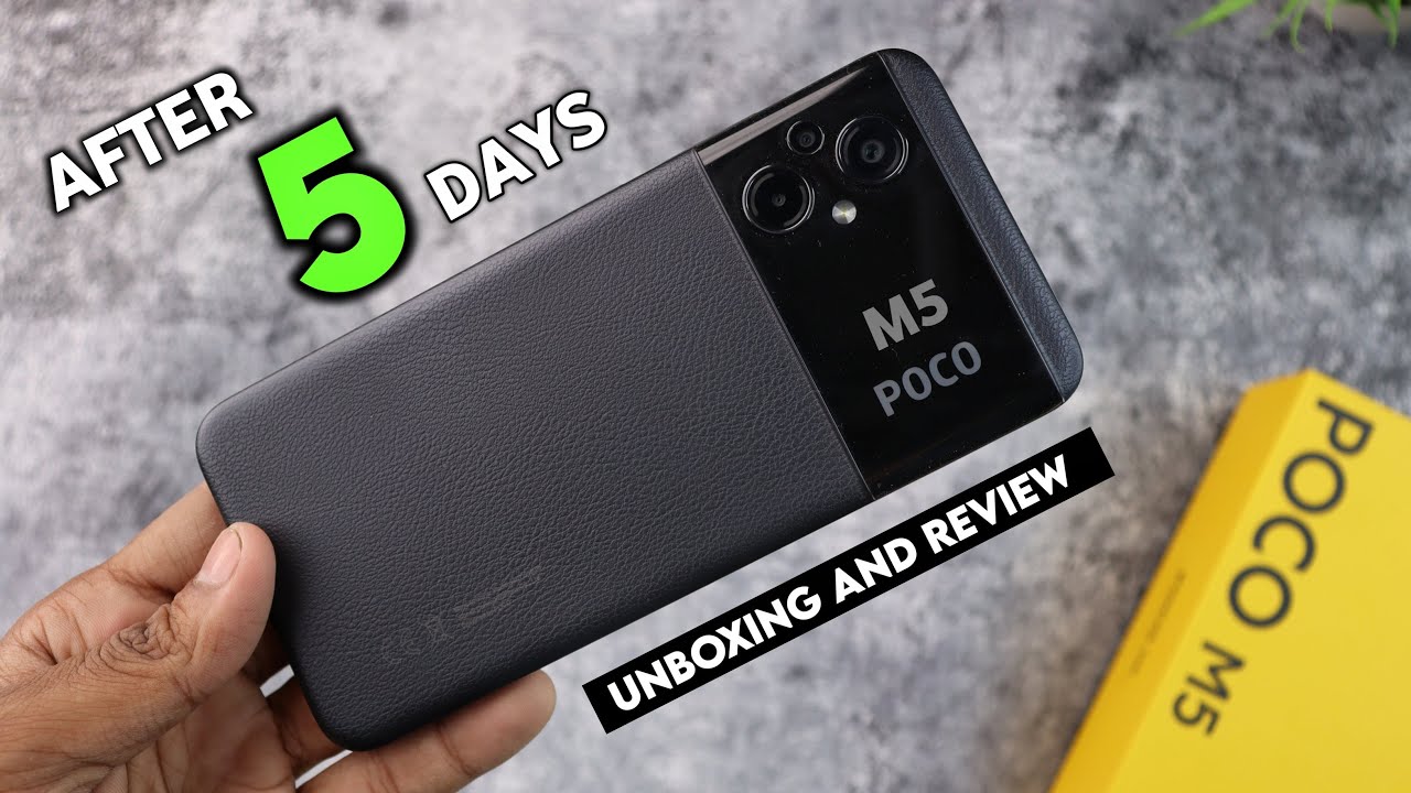 Poco M5 Unboxing & Review After 5 Days | Poco M5 Review - YouTube