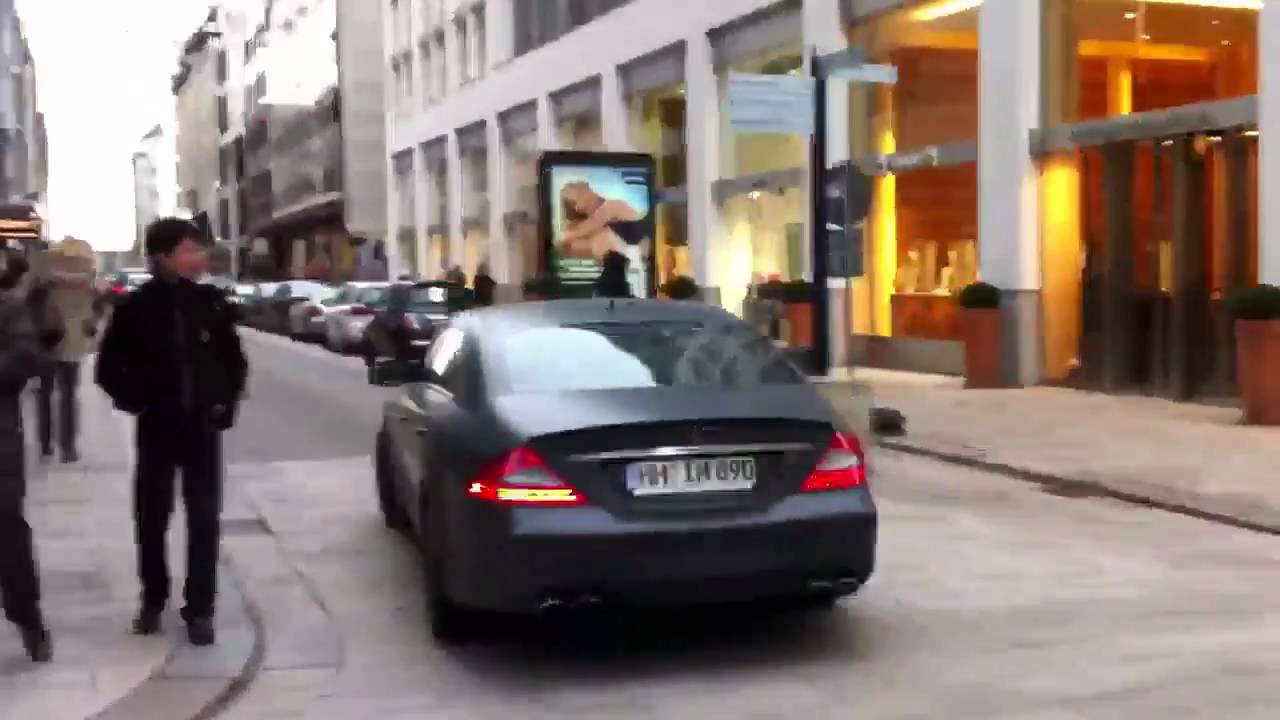 Very Nice matte grey Mercedes CLS 63 AMG in Hamburg - YouTube