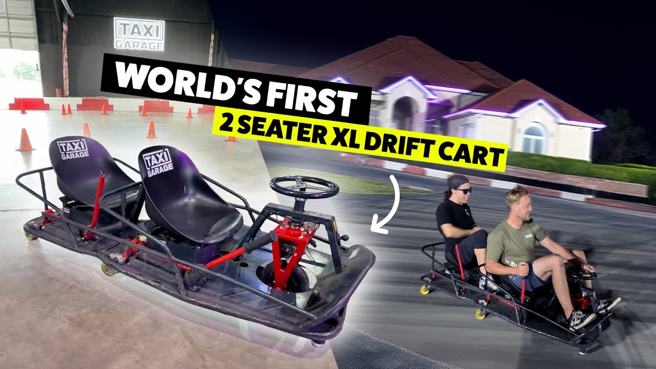 Riding the Worlds First 2 Seater Crazy Cart XL at the Drift Mansion ...
