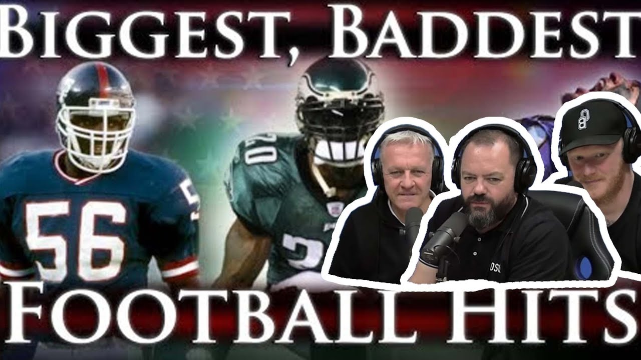 Biggest, Baddest Football Hits Ever REACTION | OFFICE BLOKES REACT ...
