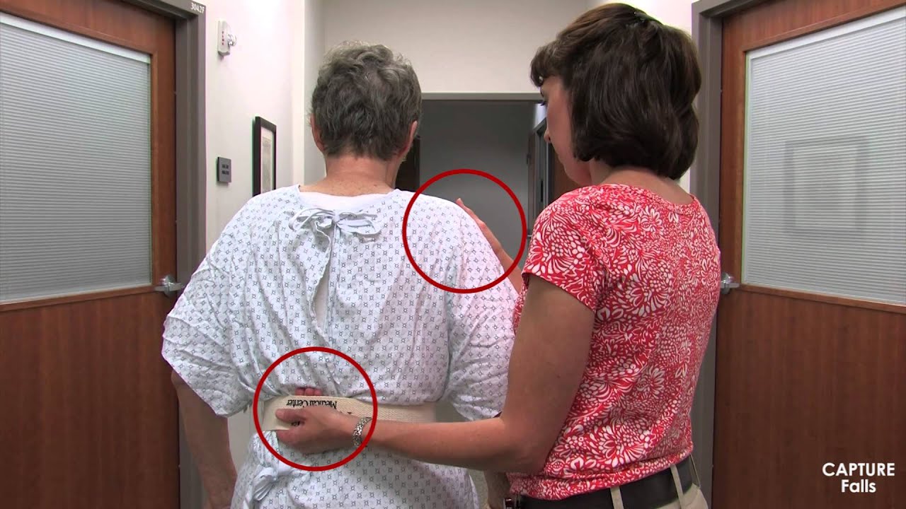 Forward Fall with Assistance to Chair - YouTube