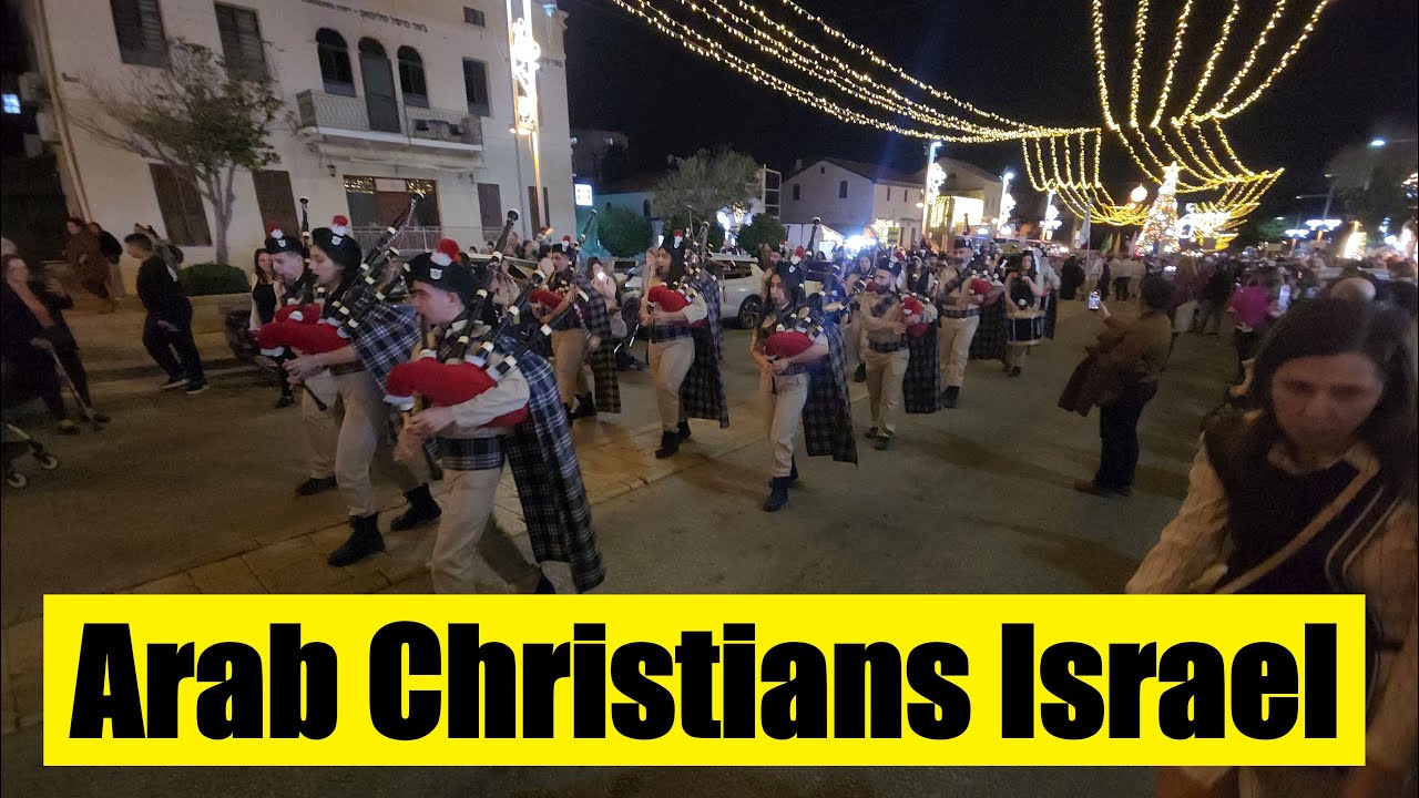 Arab Christian Christmas Parade in Haifa, Israel - YouTube
