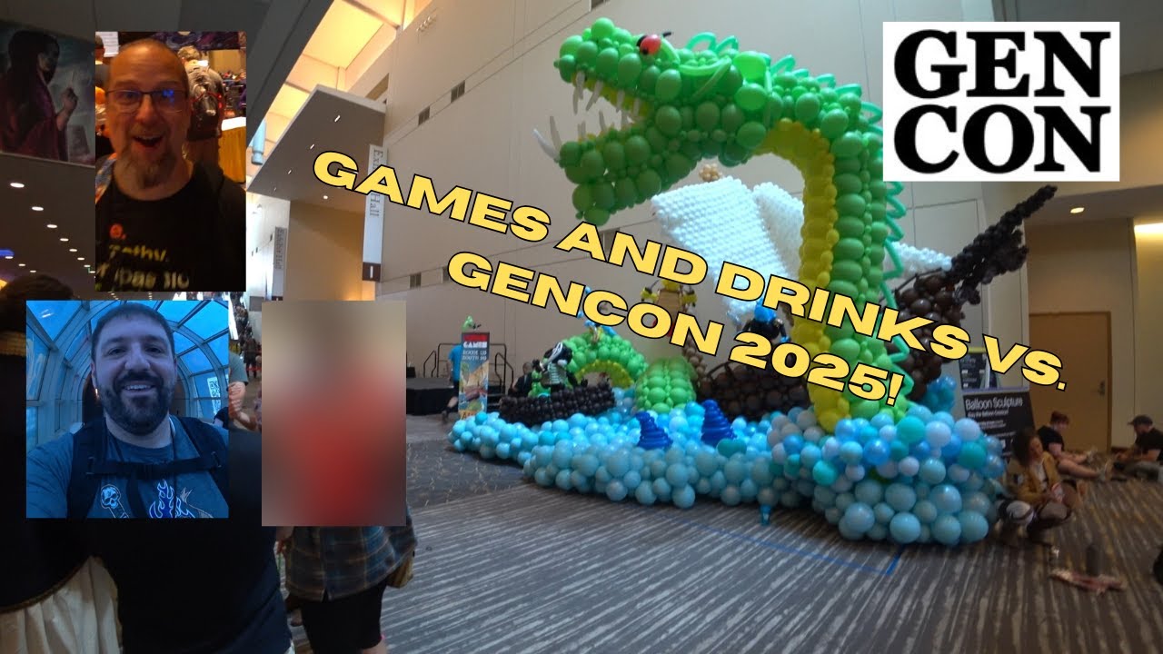 Games and Drinks at Gencon 2025 VLOG! - YouTube