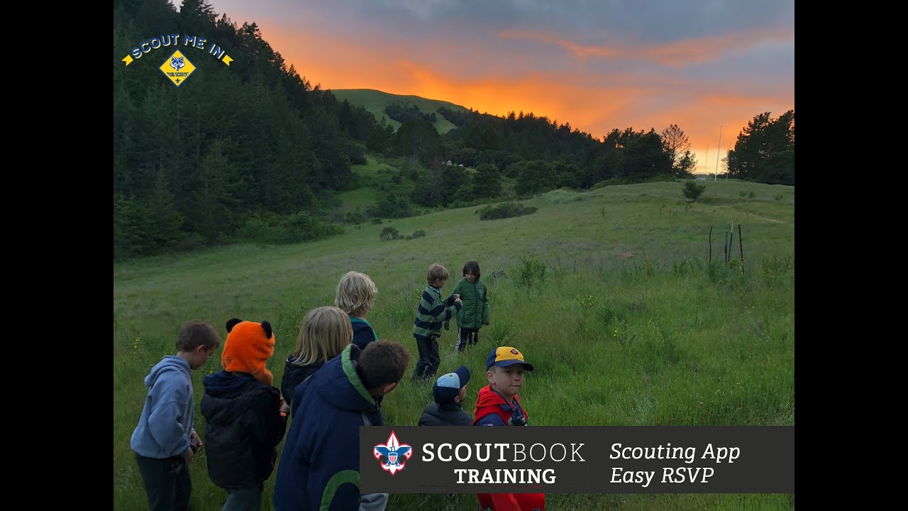 Scoutbook Training Video 8 - USING THE SCOUTING APP TO RSVP - YouTube