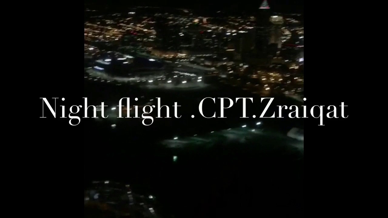 Night approach C-172 - YouTube