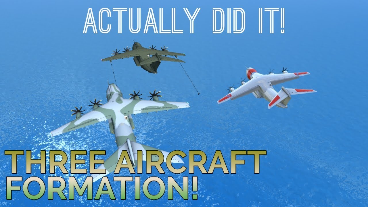 Flying a 3 AIRCRAFT FORMATION Flight in Turboprop Flight Simulator ...