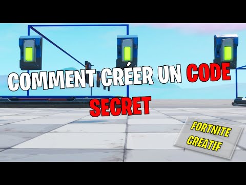COMMENT CRÉER UN CODE SECRET SUR FORTNITE CRÉATIF - YouTube