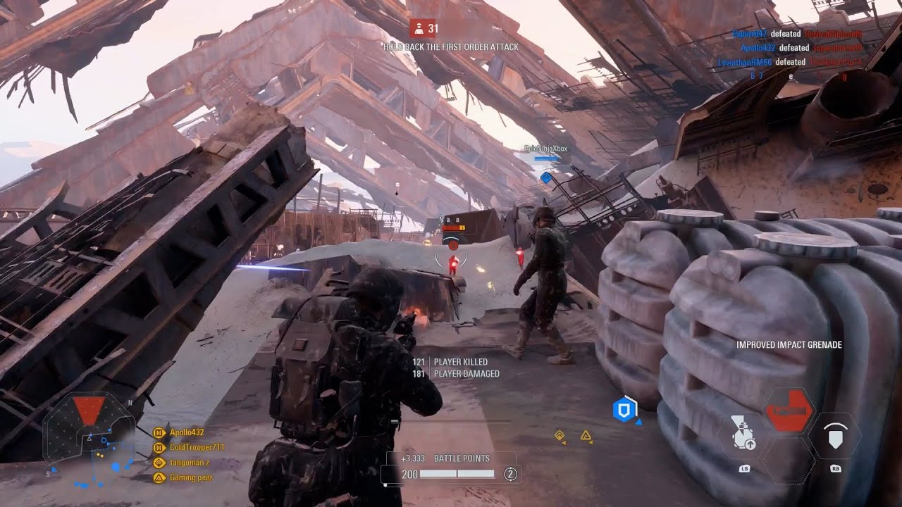 Star Wars Battlefront 2: Galactic Assault Gameplay (No Commentary ...