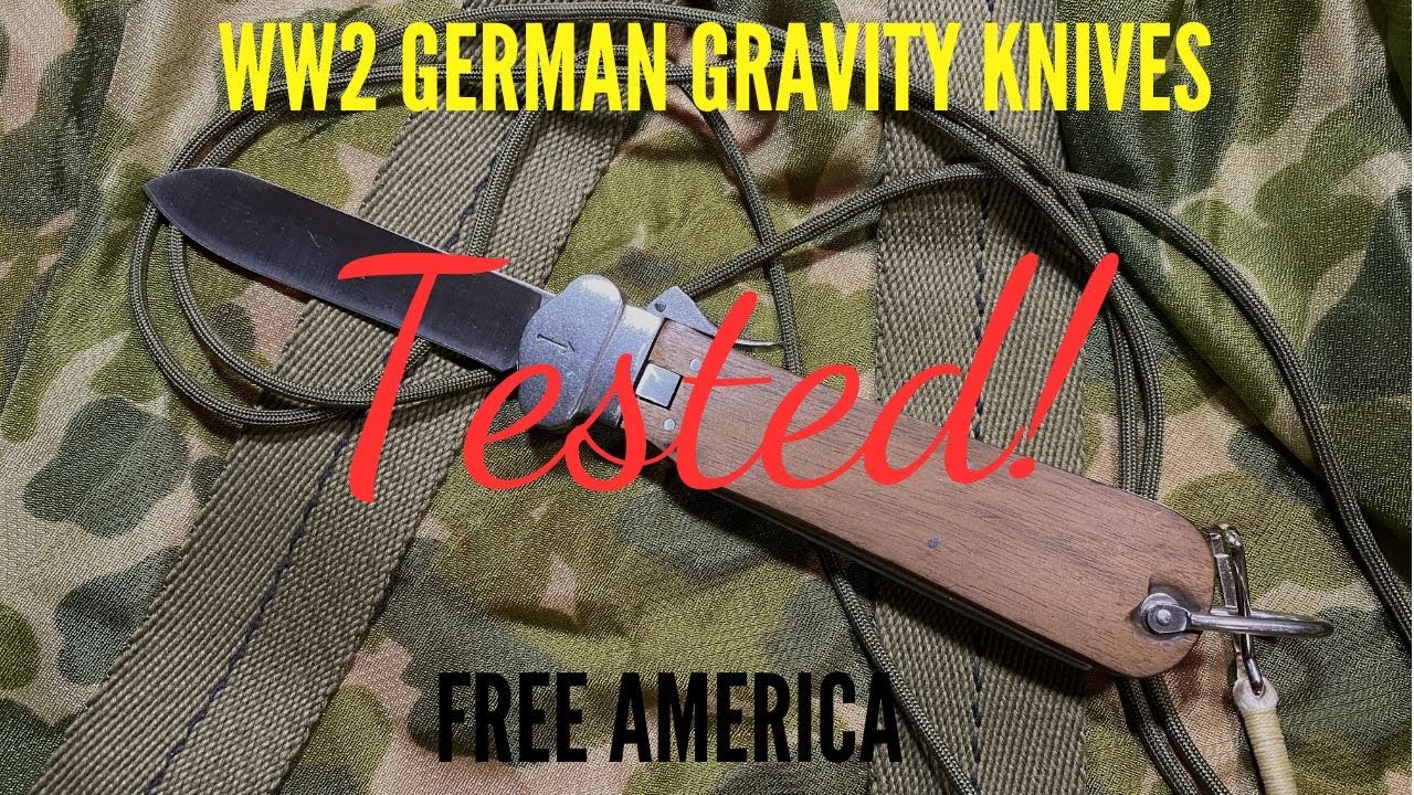 WW2 German Knife Tested! Paratrooper Gravity Knife - YouTube