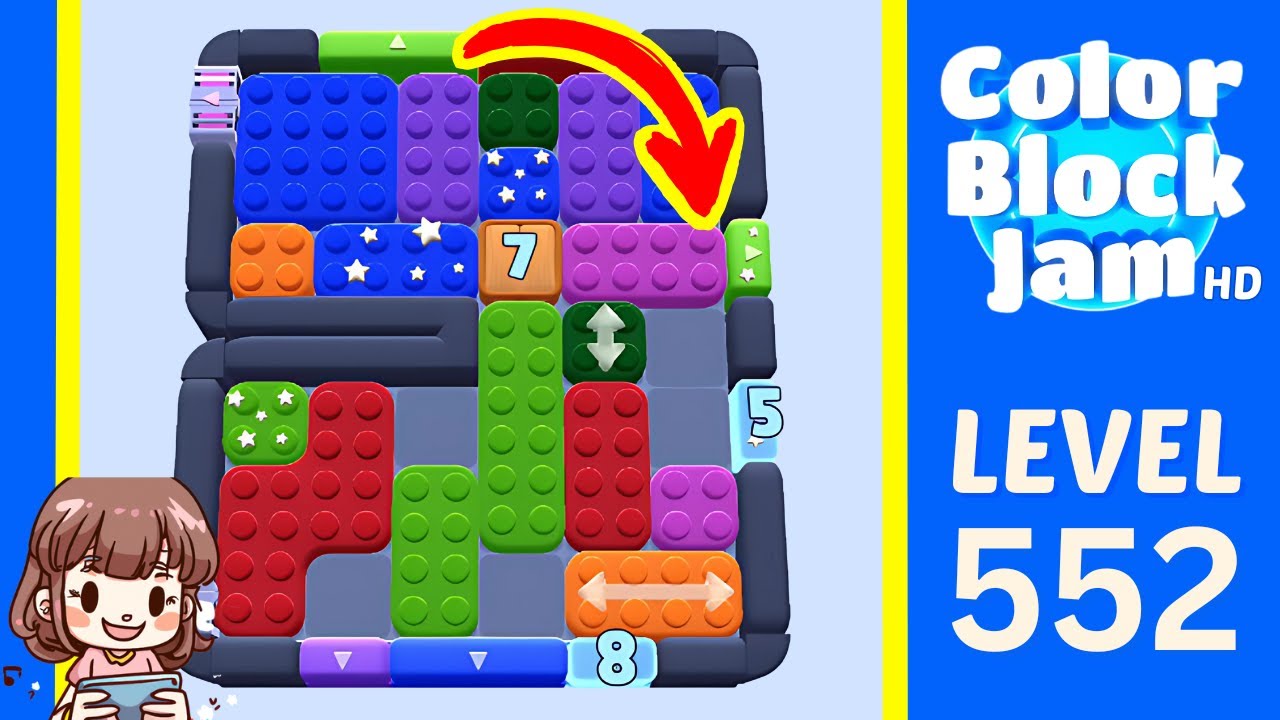 Color Block Jam Level 552 Solution Walkthrough - YouTube