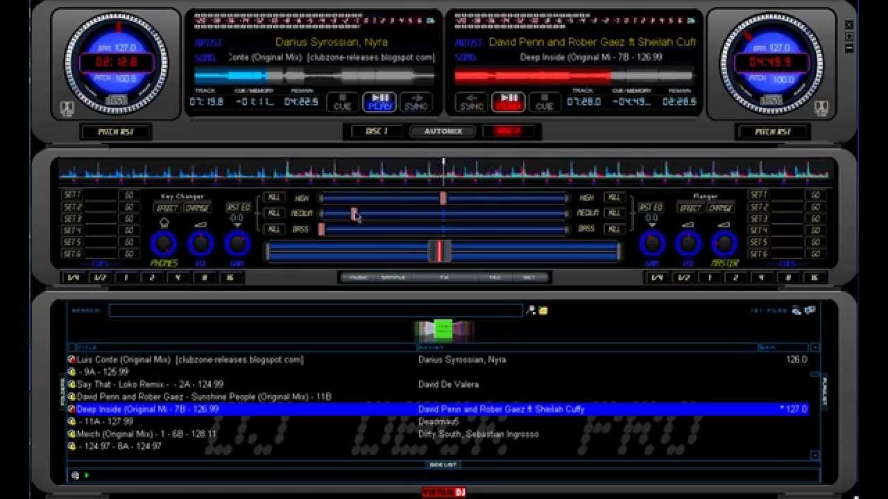 New SKIN FOR VIRTUAL DJ- dj deck pro - YouTube