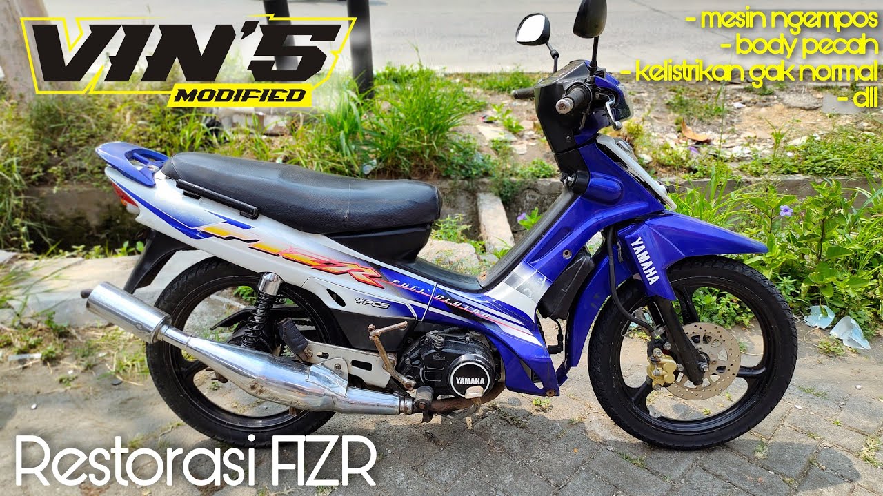 Restorasi F1ZR Mesin Ngempos Body Banyak Yang Pecah | Vins Modified # ...