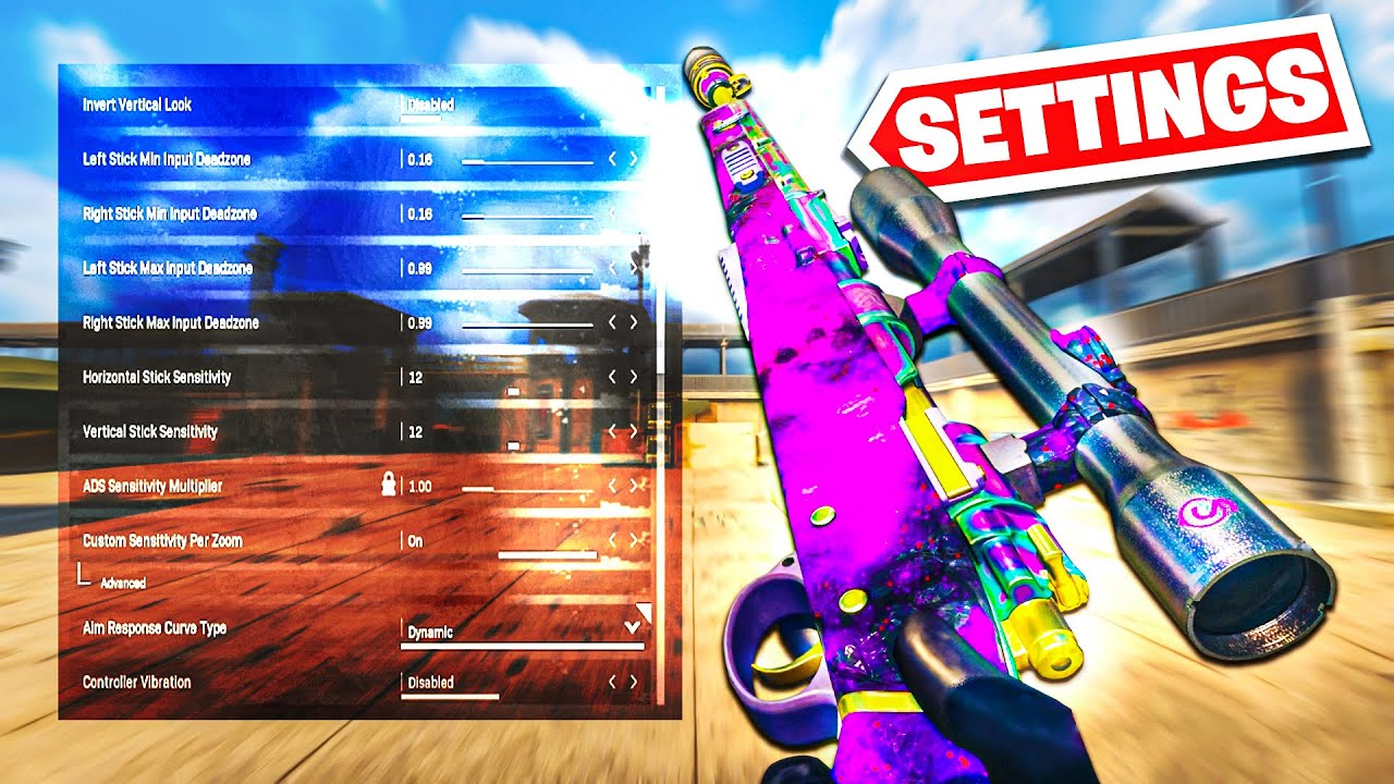 *NEW* BEST Settings For Warzone Aim and Movement (JKucci's Updated ...