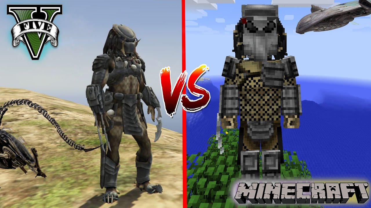 MINECRAFT PREDATOR VS GTA 5 PREDATOR - WHO IS BEST? - YouTube