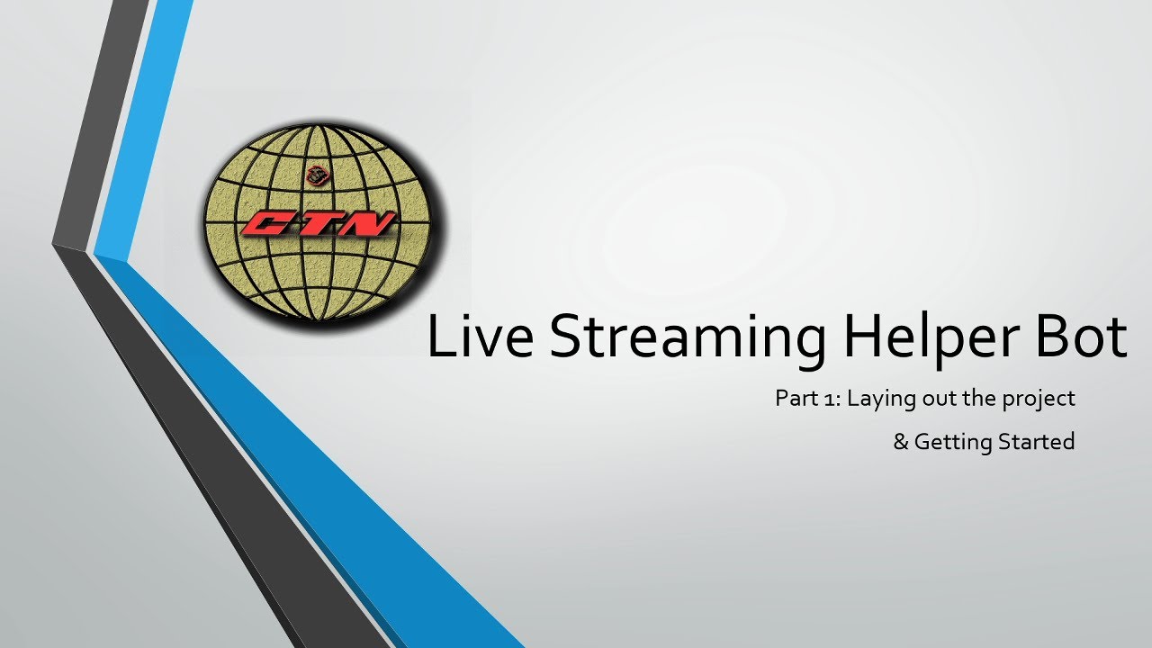 Python Live Streaming Bot | Part: 1 - YouTube